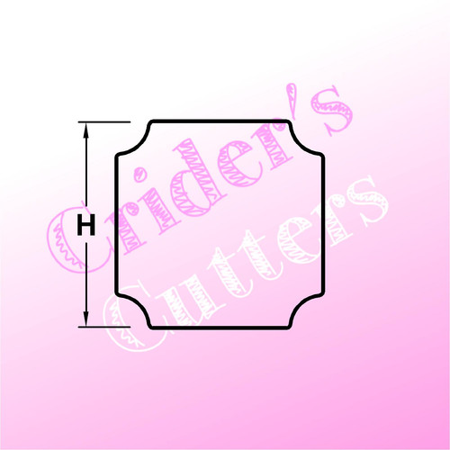 3D STL File Download - Fluted Square - Cookie Cutter Outline | criders ...