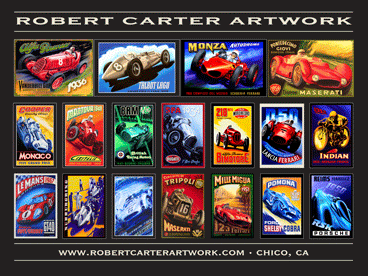 Robert Carter Car Sampler | robertcarterartwork