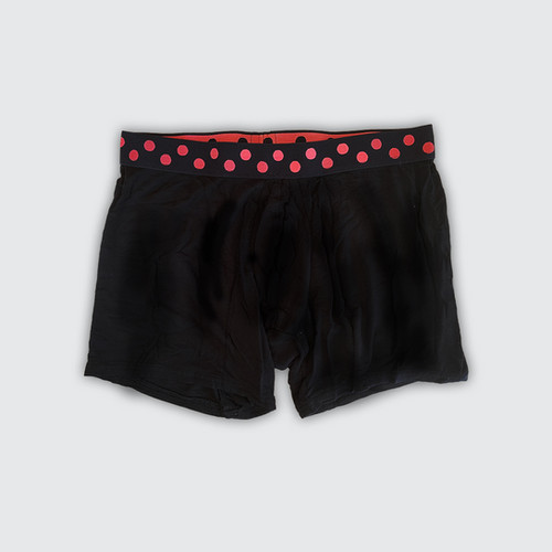Spot Me Now Boxers - red dots | JPMucklestone