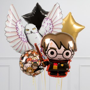 Harry Potter Hedwig Inflated Crazy Balloon Bunch | Pop Photo Ltd Co