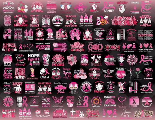 100 Breast Cancer Awareness Designs | FreeStyle Designs