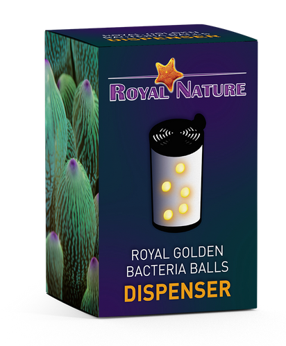 ROYAL GOLDEN BACTERIA BALLS DISPENSER | Royal Nature