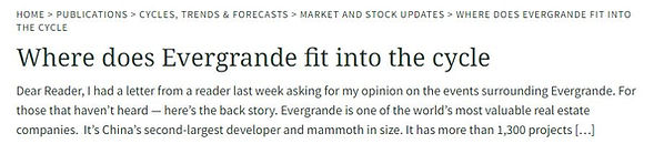 LAND CYCLE FORECASTS | Land Cycle Investor