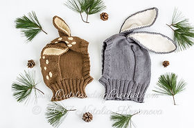 deer head knitting pattern