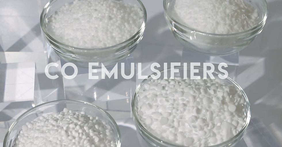 Comparing Co Emulsifiers; Cetyl, Stearyl, Cetearyl, Behenyl, & Stearic Acid