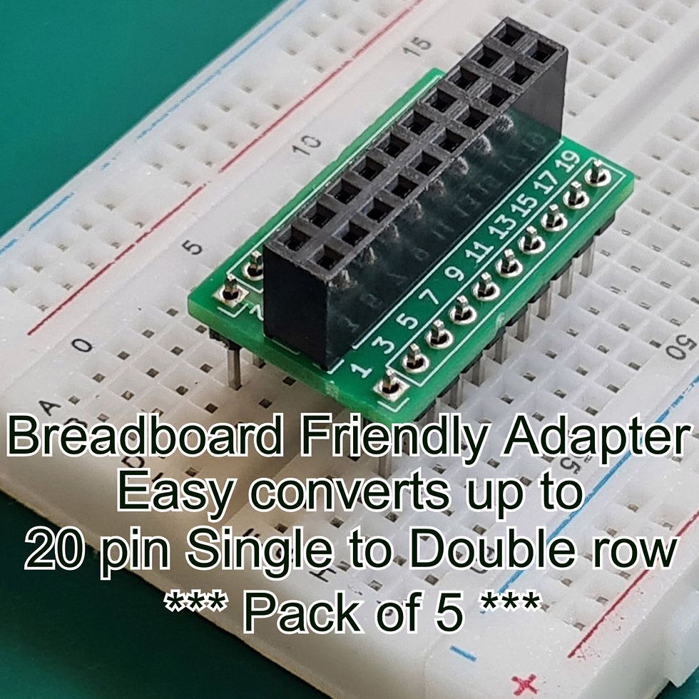 PACK OF 5 Breakout Breadboard Friendly Adapters | Electronics Kit Shop