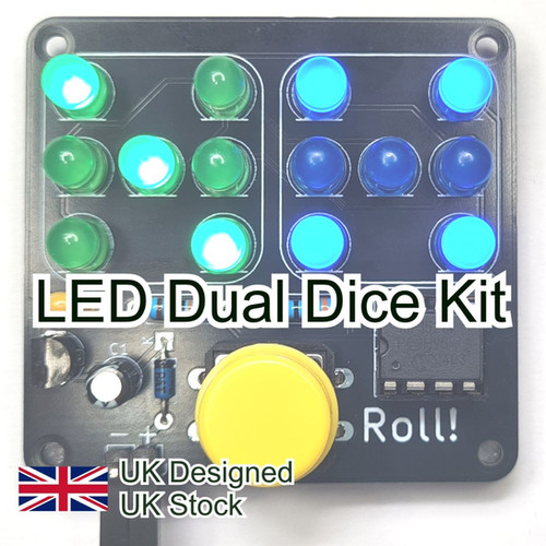Electronic LED Dual Dice Soldering Project Kit | Electronics Kit Shop