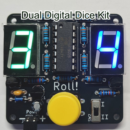 Electronic Dual Digital Dice Project Kit | Electronics Kit Shop