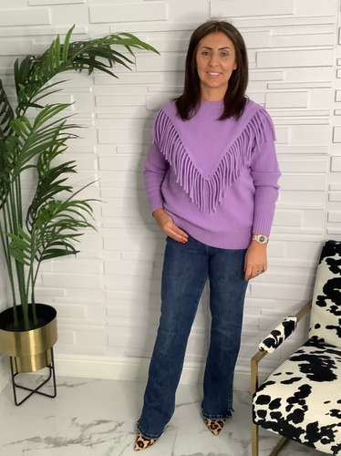 “Amber” Knit with Fringe Detail | Love it! Boutique