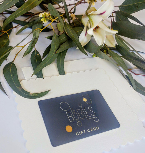 Bubles Champagne Gift Card - The Perfect Gift