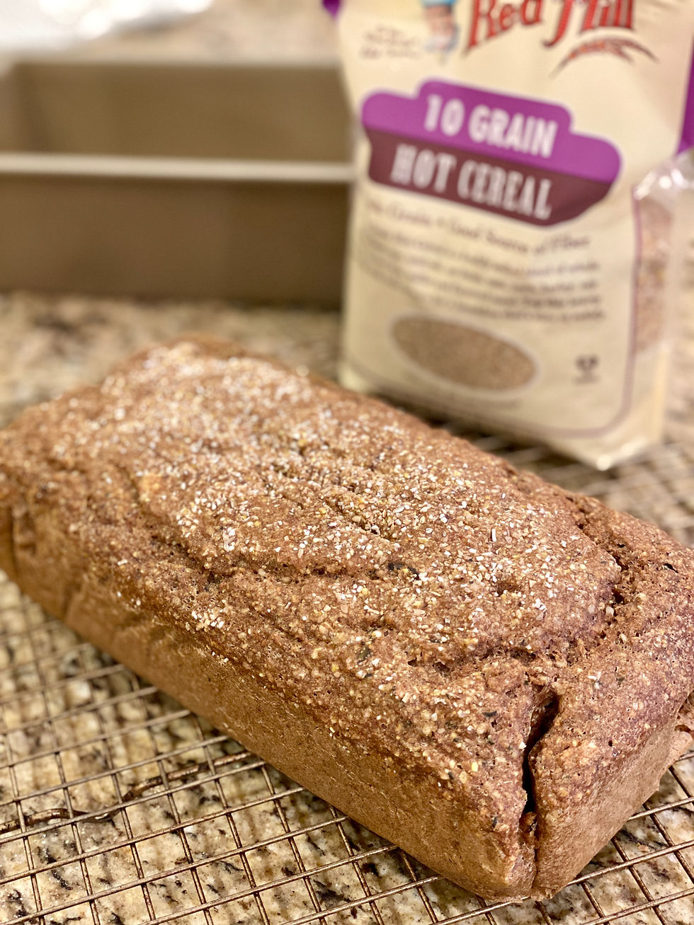 10 Grain Cereal Quick Bread