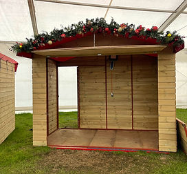 Alpine Christmas Market Hut Hire | Wooden Chalet Hire | Christmas Markets