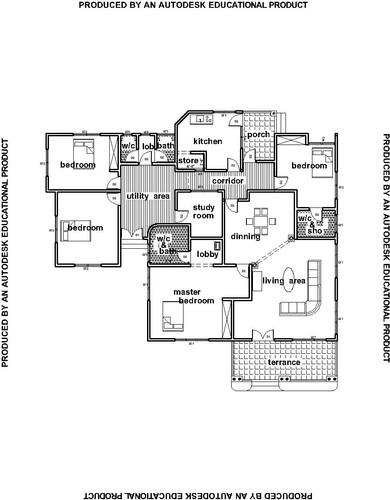 4 BEDROOMS SELF CONTAIN BUILDING PLAN | architectural