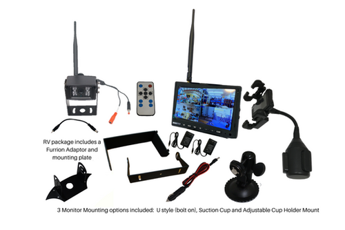7" High Definition Digital Wireless RV Kit [VWIC704-HDWLRV] | VisionCam USA