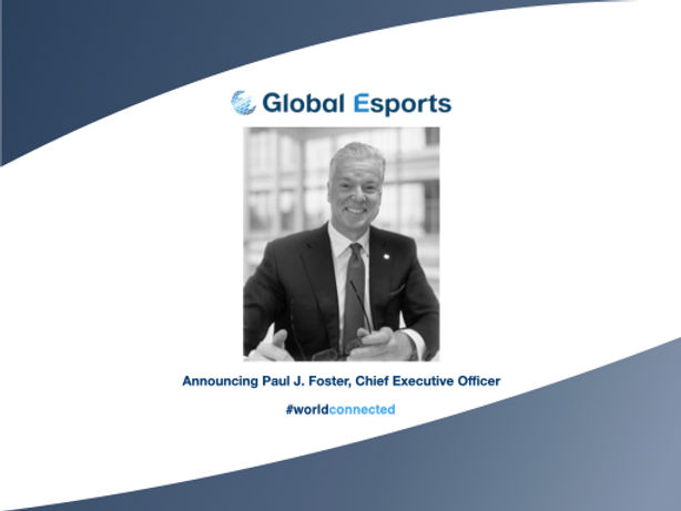 The Global Esports Federation appoints first Chief Executive Officer