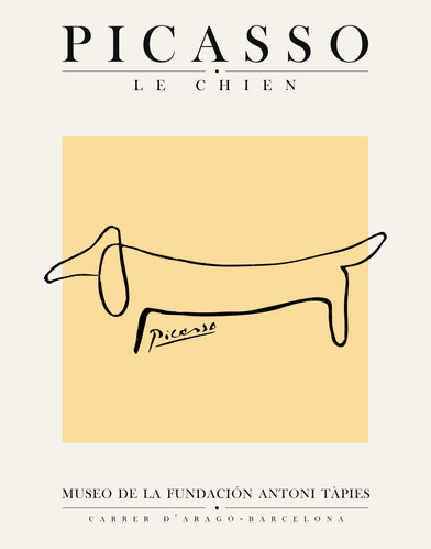 Picasso Le Chien | Poster Lab