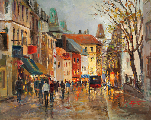 Promenade rue Saint-Louis, par Ginette Racette | EGI