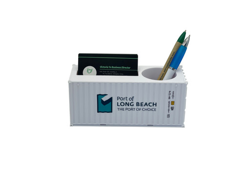 Shipping container pen holder customized color and logo