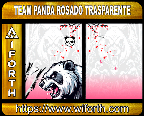 TEAM PANDA ROSADO TRASPARENTE | Wiforth