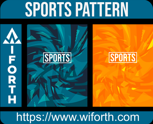 SPORTS GEOMETRICS GRADIENT PATTERN | Wiforth