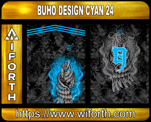 BUHO DESIGN CYAN 24 | Wiforth