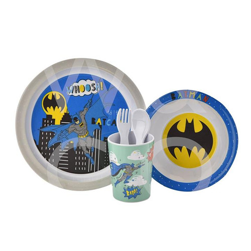 WARNER BROS BATMAN MELAMIME DINNER SET | blackandwhite