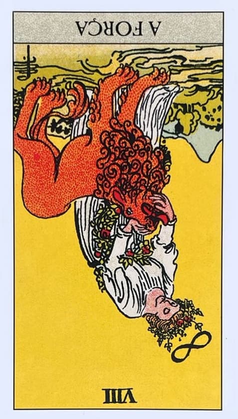 Tarot Rider Waite - A Força (Carta 8): Descubra o Significado e ...