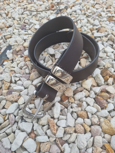 Pouch and belt combo - Handmade Italian leather | Douglas Leather