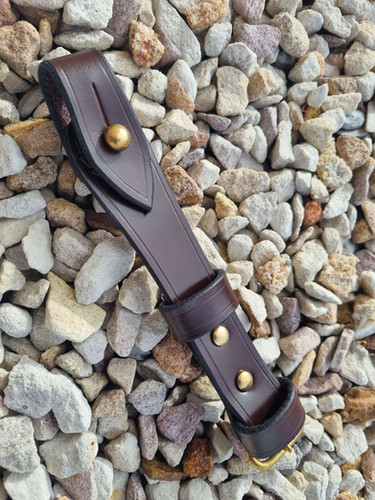 Sedgwick leather Sam Browne Buckle assembly | Douglas Leather