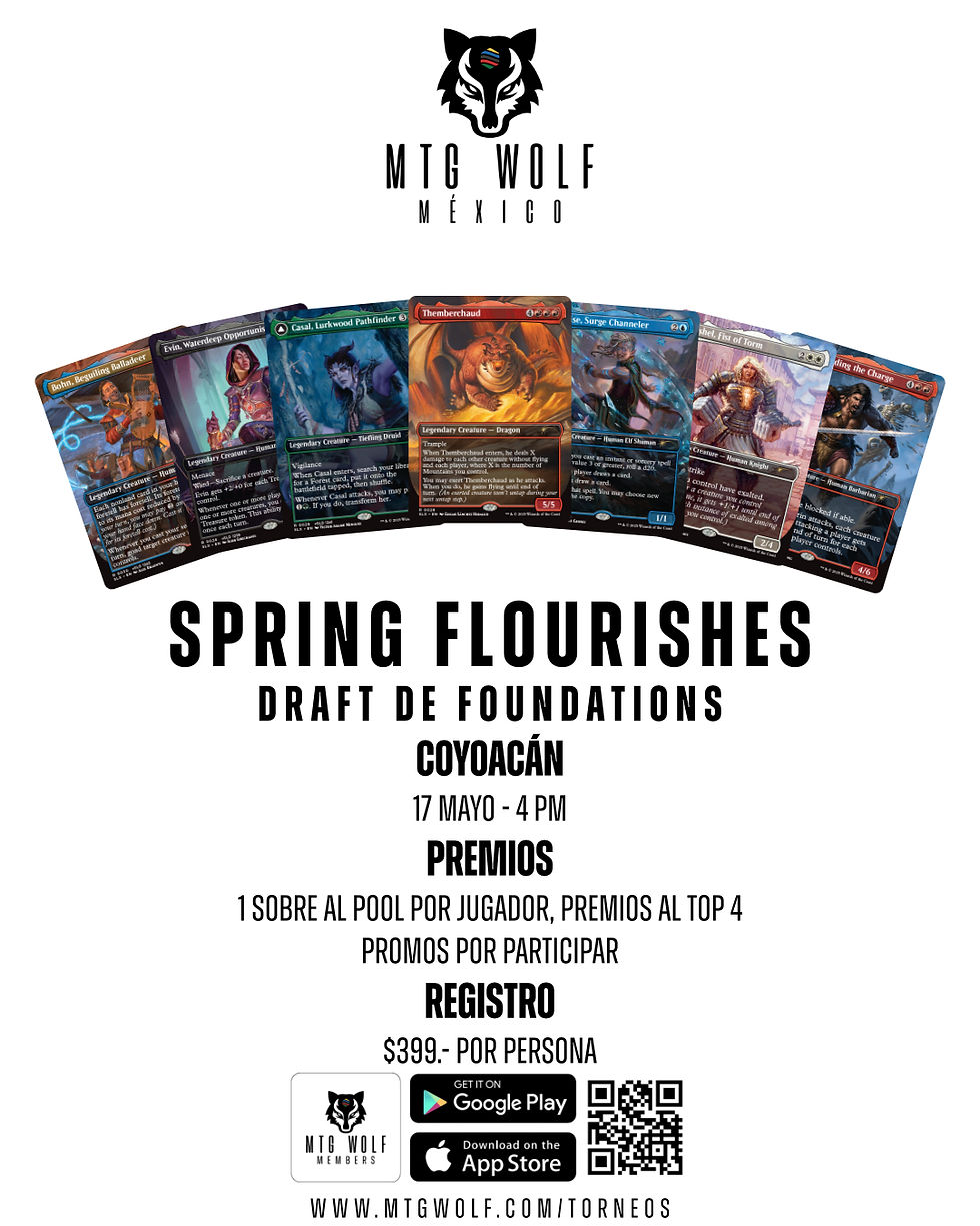 Spring Flourishes @ TCG Wolf Coyoacán | MTG Wolf México