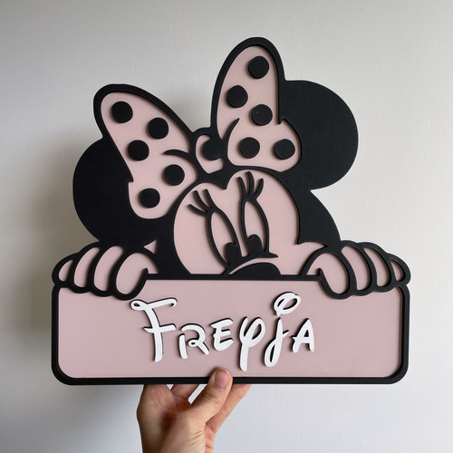 Mini mouse sign | Leo Design Studio