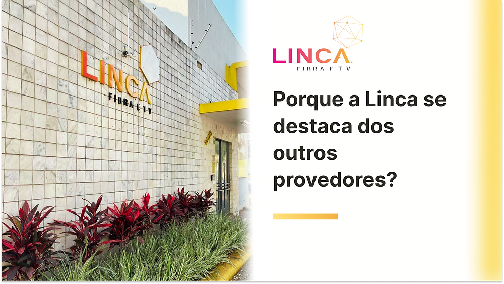 Porque a Linca se destaca dos outros provedores?