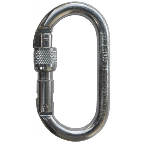 Steel Screwgate Oval Karabiner Connector | PafBag Ltd