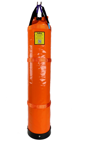 86L Round Closed Top Lifting Bag 290mm Diameter x 1300mm High | PafBag Ltd