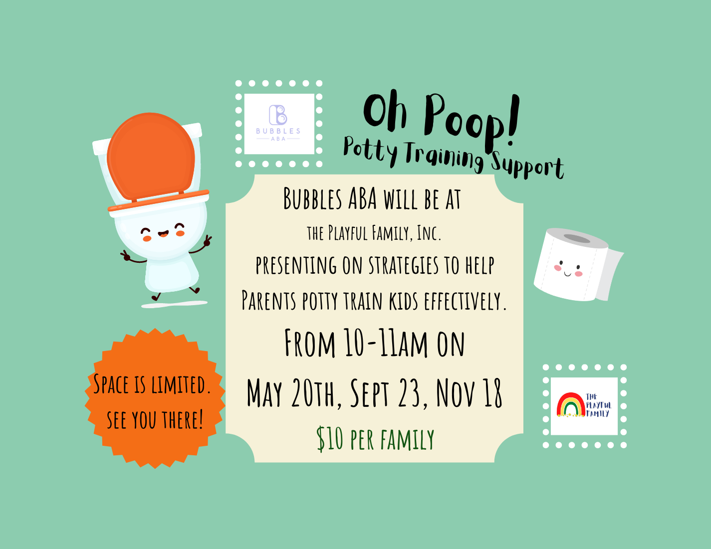 Oh Poop! Potty Training Support | The Playful Family