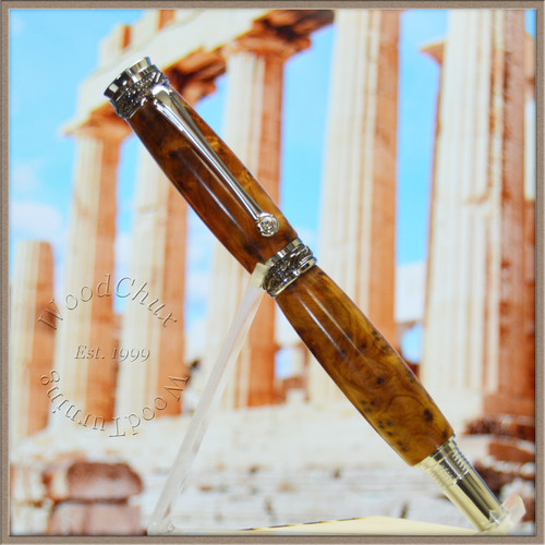 HandMade Thuya Burl Wood Writing Pen Ball Point Fountain Pen 1551 ...