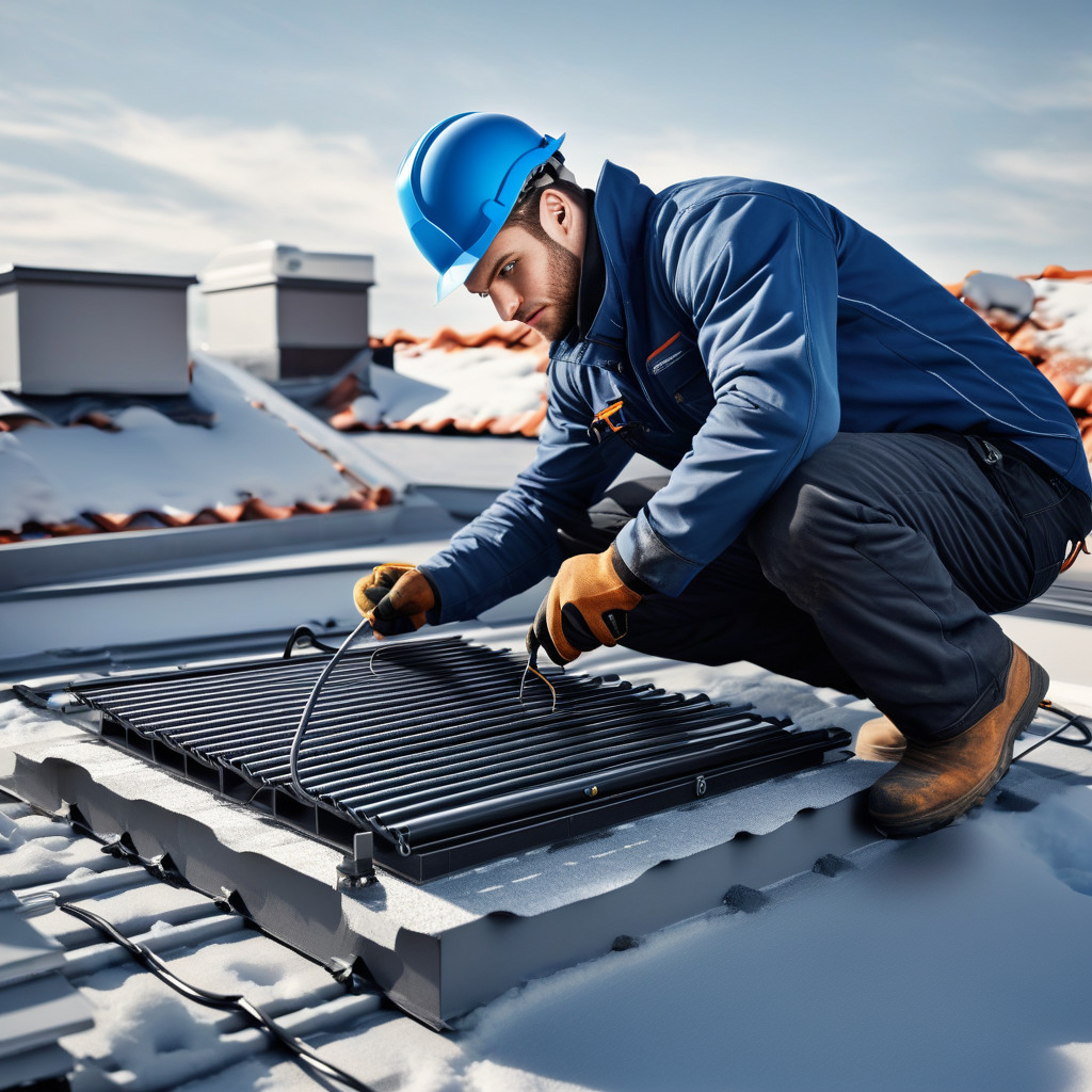 Roof Heating Deicing Cable Installation | Electrek Calgary S