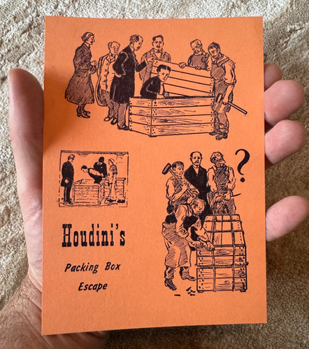 Houdini Small Print - Vintage (date unknown) | The Enchanted Rabbit