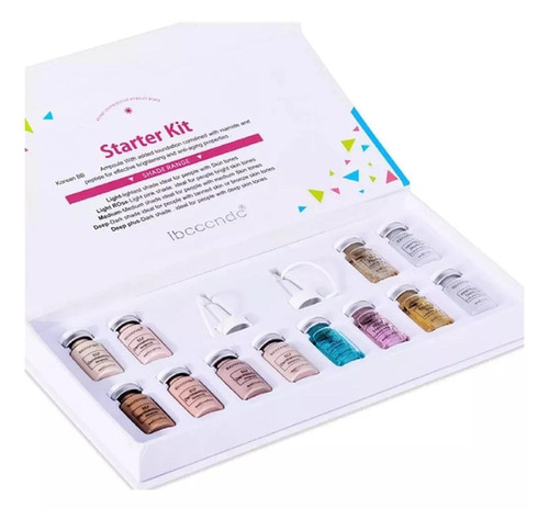 Bb Glow Mixto Starter Coreano Kit 12 Vial, pigmentos y serum | Kimalebeauty