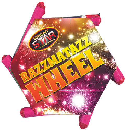 Razzmatazz Sparking Wheel | Leigh Fireworks