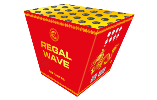Celtic Fireworks -REGAL WAVE - 25 Shot LOW NOISE | Smart Fireworks Shop