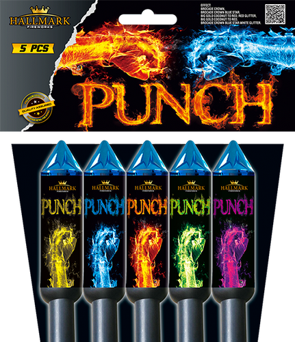 HALLMARK- Punch ROCKET (5)Pack | Smart Fireworks Shop