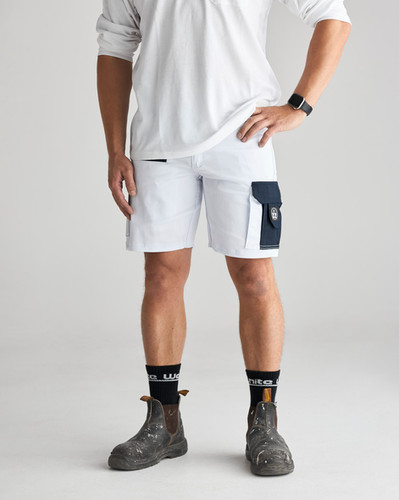 White Wear Classic Painters Shorts | Venetian Decor Studi