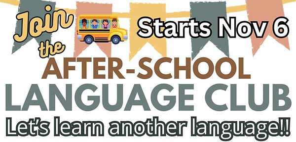 AFTER SCHOOL LANGUAGE CLUBS GRADES K-6 | My Site