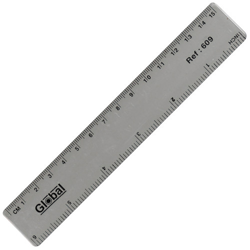 6 inch / 15cm Clear Plastic Ruler Pack 20 | EA Products