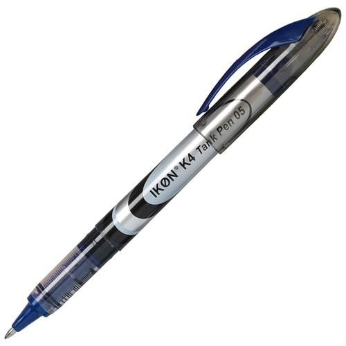 IKON K4 Tank Liquid Ink Pen Blue Box 10 | EA Products