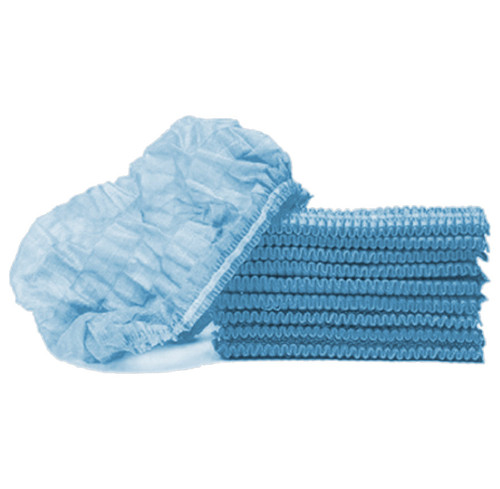 Pleated Mob Caps Blue Pack of 100 | EA Products