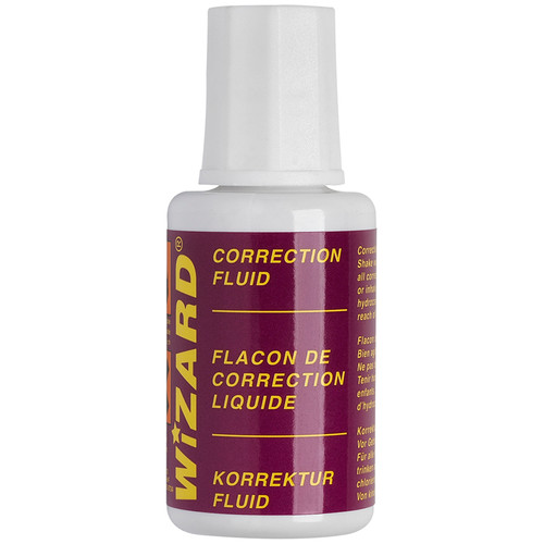 Wizard Correction Fluid White 20ml Pack 10 | EA Products