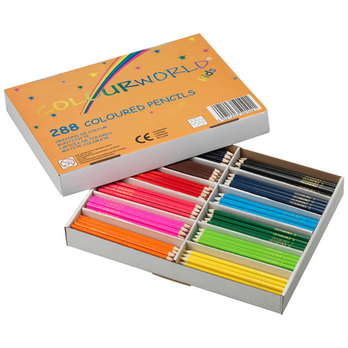 Education Classpack Colourworld Coloured Pencils 288 | EA Products