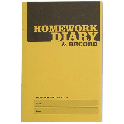 Homework Diary and Record Planner A6 | EA Products